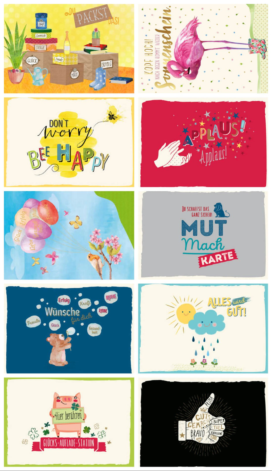 Postkarten-Sets online bestellen – Grusskartenshop